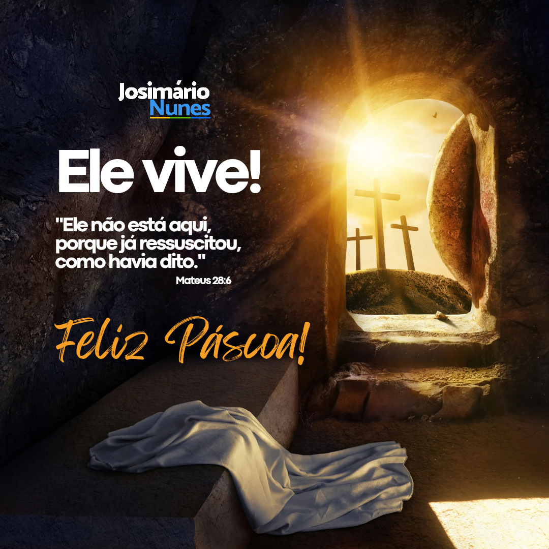 Feliz Páscoa: Festa celebra a ressurreição de Jesus Cristo - Blog A Fonte
